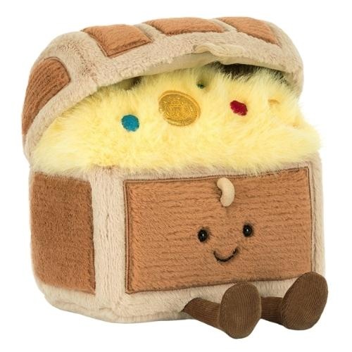 Jellycat amuseables treasure chest | knuffel | Labels for Little Ones ...
