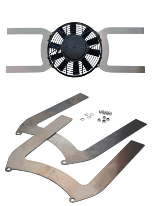 Aluminium Universal Fan Brackets for 11" (280mm) Fan - Classic Car Cooling