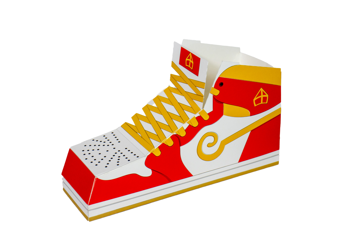 Paper craft sneaker | Ready-made surprise - KarTent