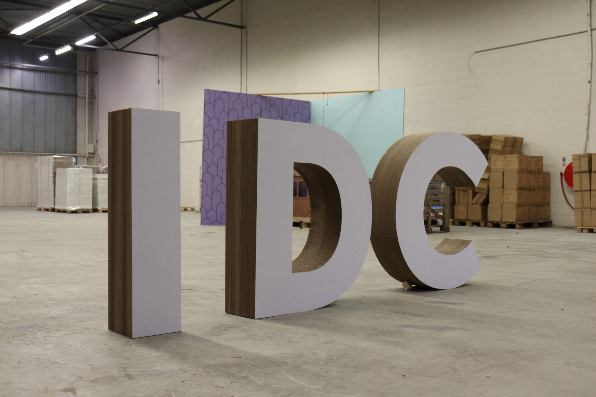 Custom Design Projects - Mega Letters for IDC - KarTent
