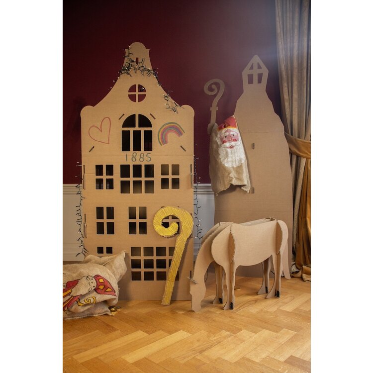 Cardboard Castle Facade Japanese Cardboard House Facade For Toy