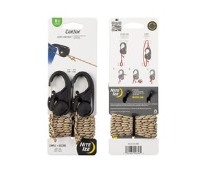 Nite ize Spanhaak 2-pack Zwart Met Tan Koord - Wilderness-Cooking.nl ...