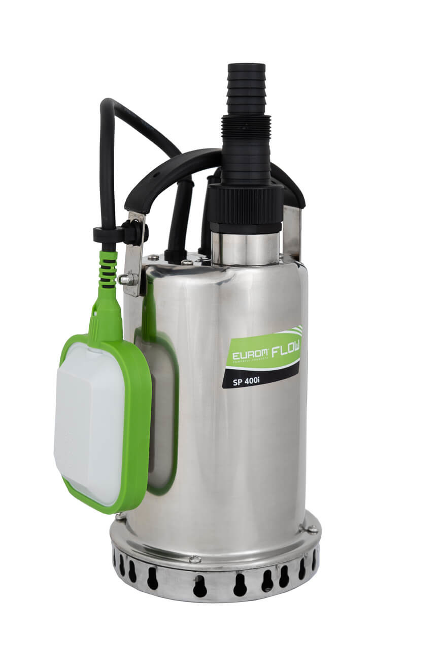 Dompelpomp Flow SP400i | RVS | Eurom - Tuinartikelen.nu