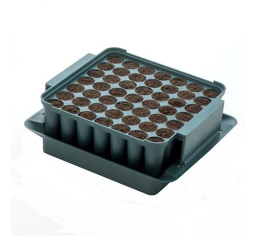 Zaaibak kopen? Compact voor 49 plantjes - Tuinartikelen.nu
