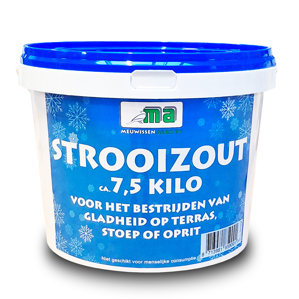 Meuwissen Agro Strooizout - Emmer ca. 7,5 kg - Tuinartikelen.nu