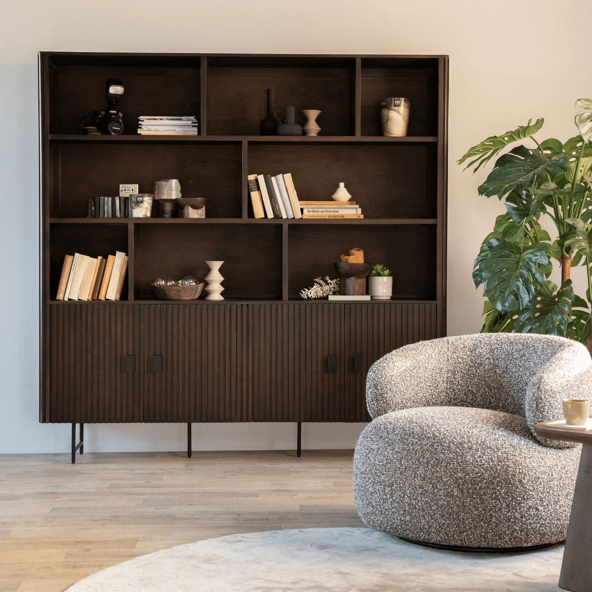 Eleonora | Wandkast Remi - bruin - Max Wonen