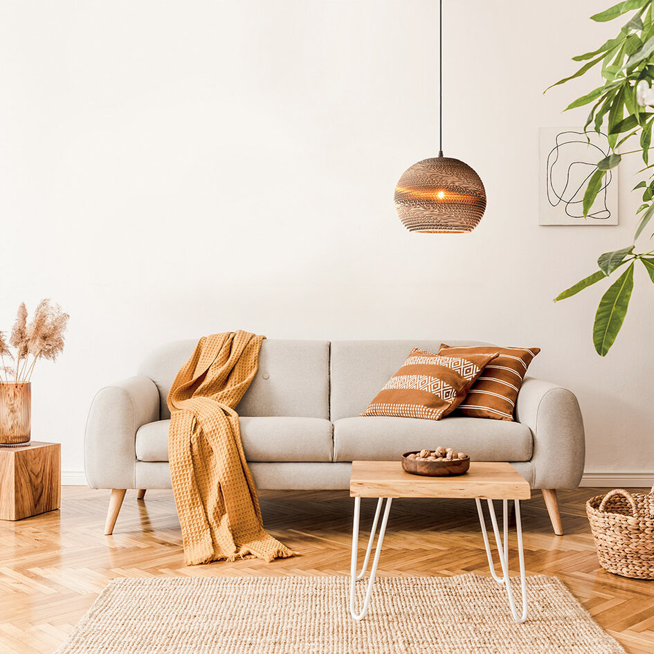 2ème chance : Lampe suspendue en carton - Zoe - LumenXL