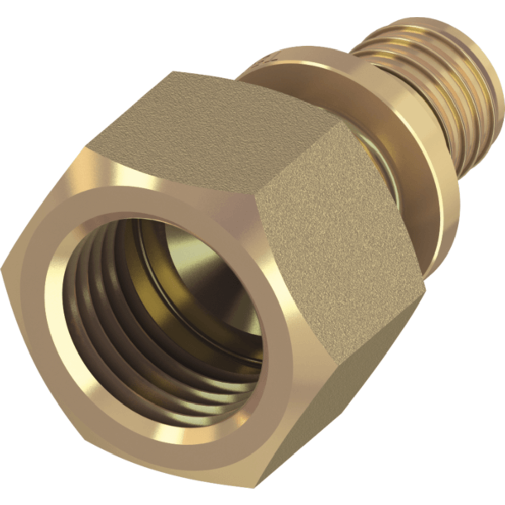 TECEflex schroefbus standaard messing - 123InstallatieMaterialen