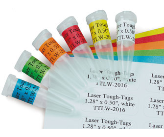 Labels Tough Spots for laser printer round, sorted by color, 9.5 mm ...