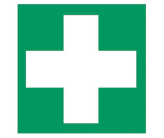 First aid and rescue marks in accordance with ISO 7010 Adhesive film ...