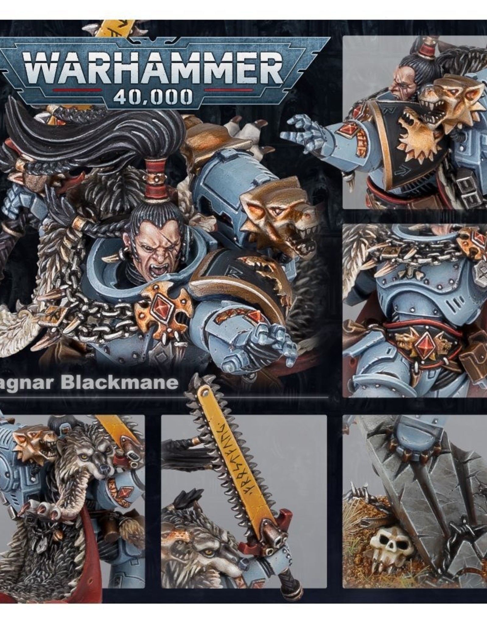 Space Wolves Ragnar Blackmane - Tafelridder.nl