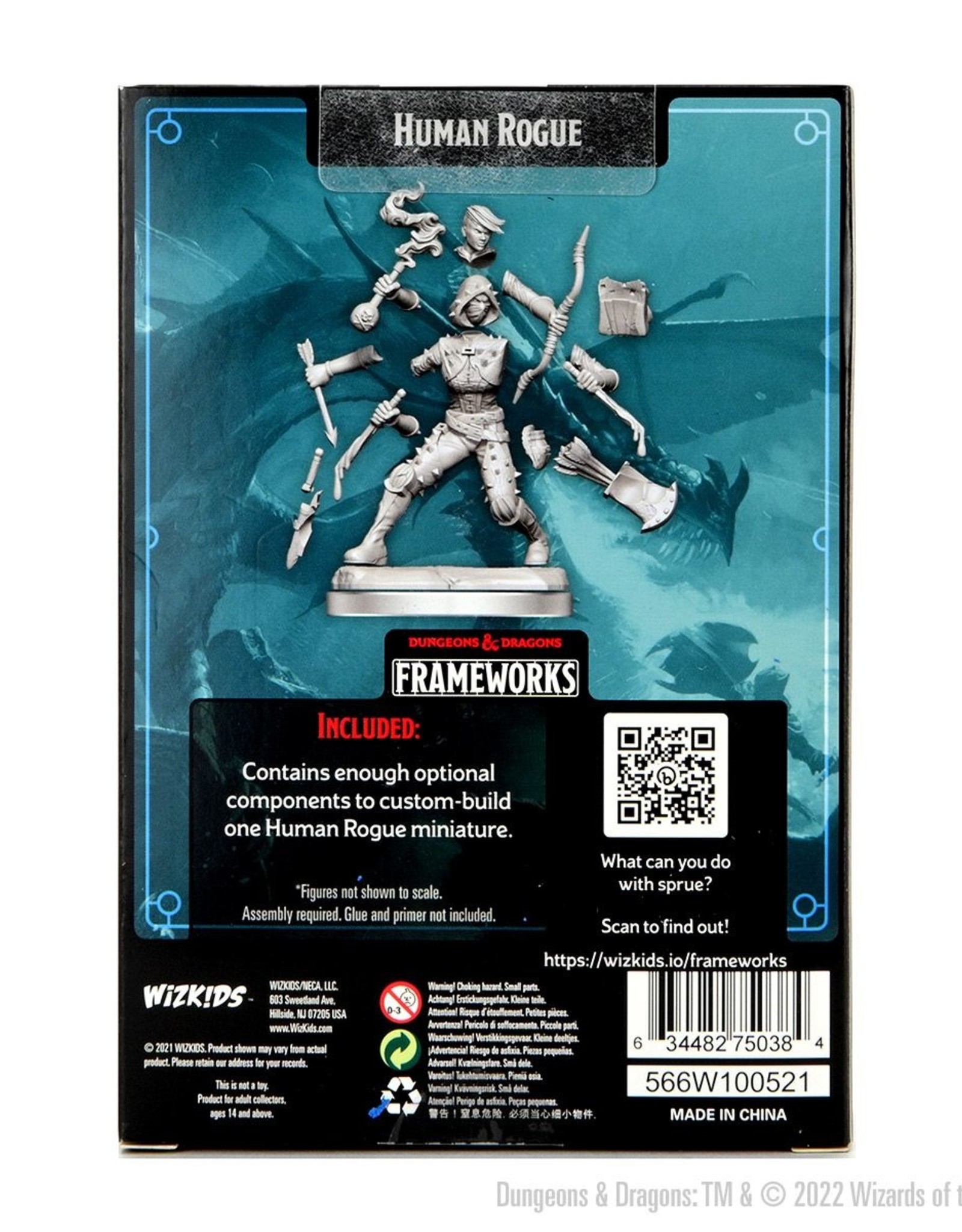 D&D Frameworks Human Rogue Female - Tafelridder.nl