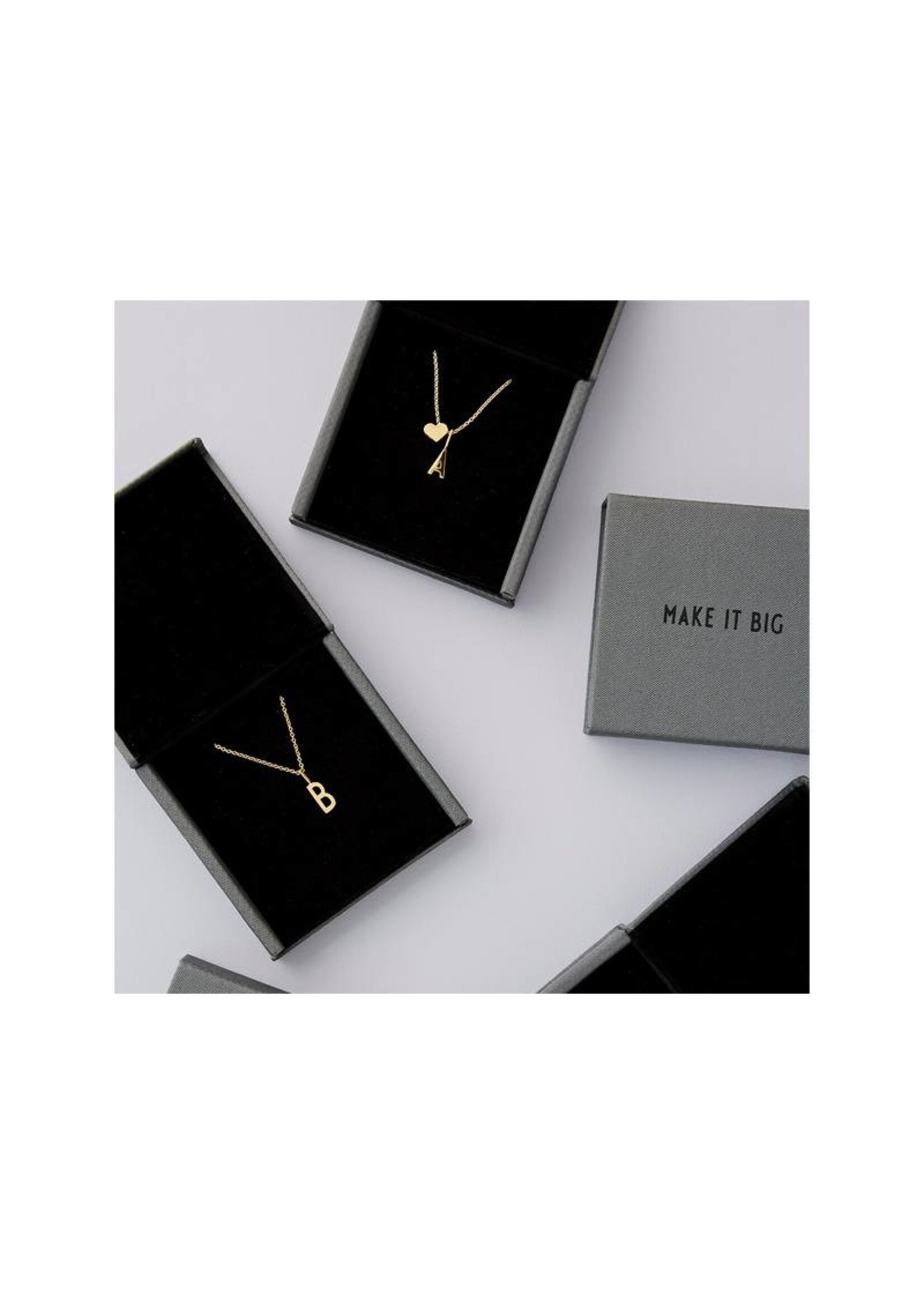 Design Letters Chain Necklace Gold Plated Silver | Online Shop ...