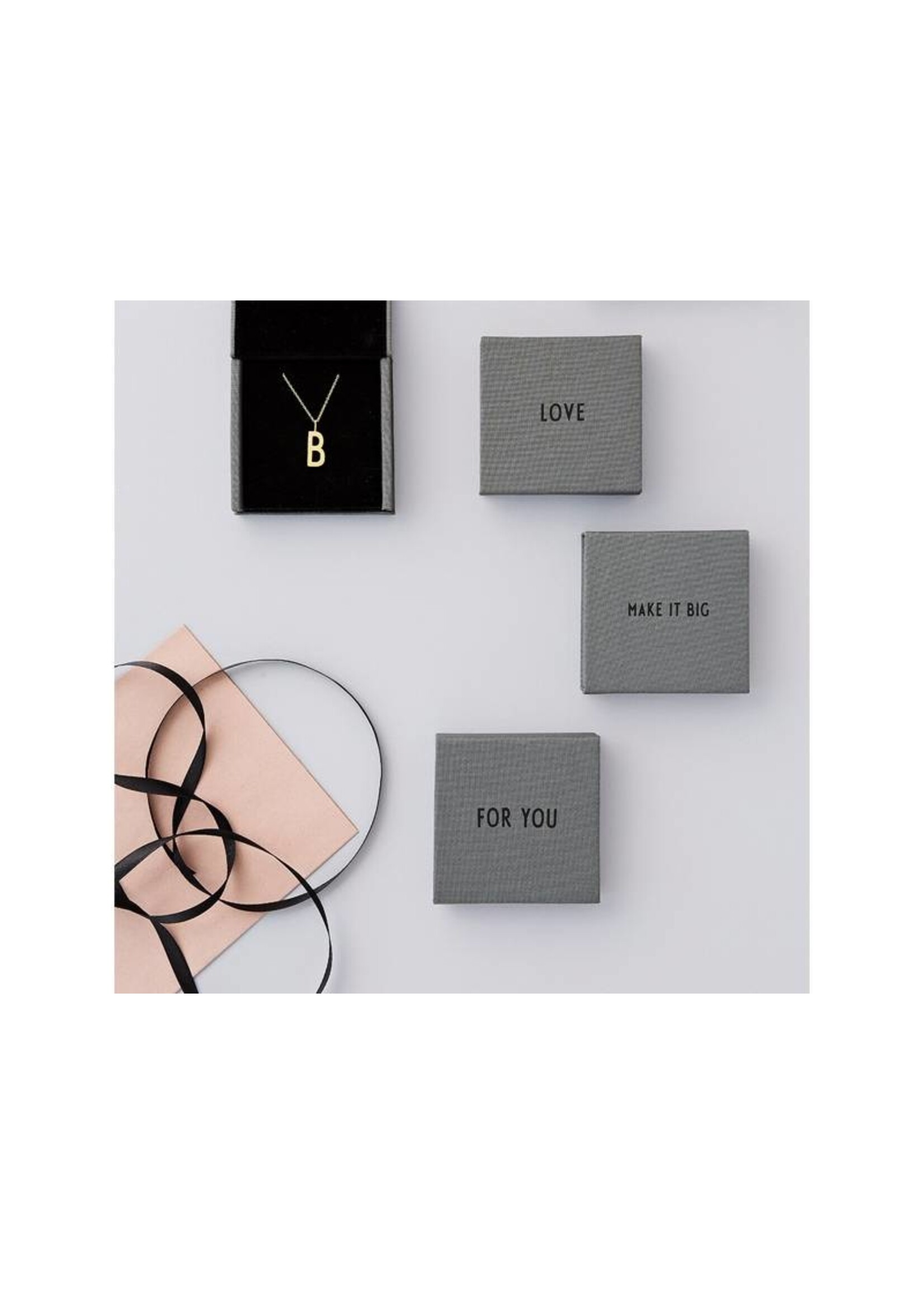 Design Letters Chain Necklace Gold Plated Silver | Online Shop ...