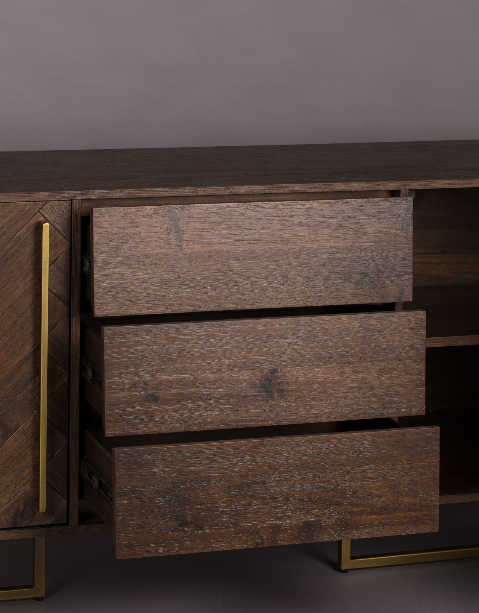Dressoir Class - Hoog - Umber & Smoke