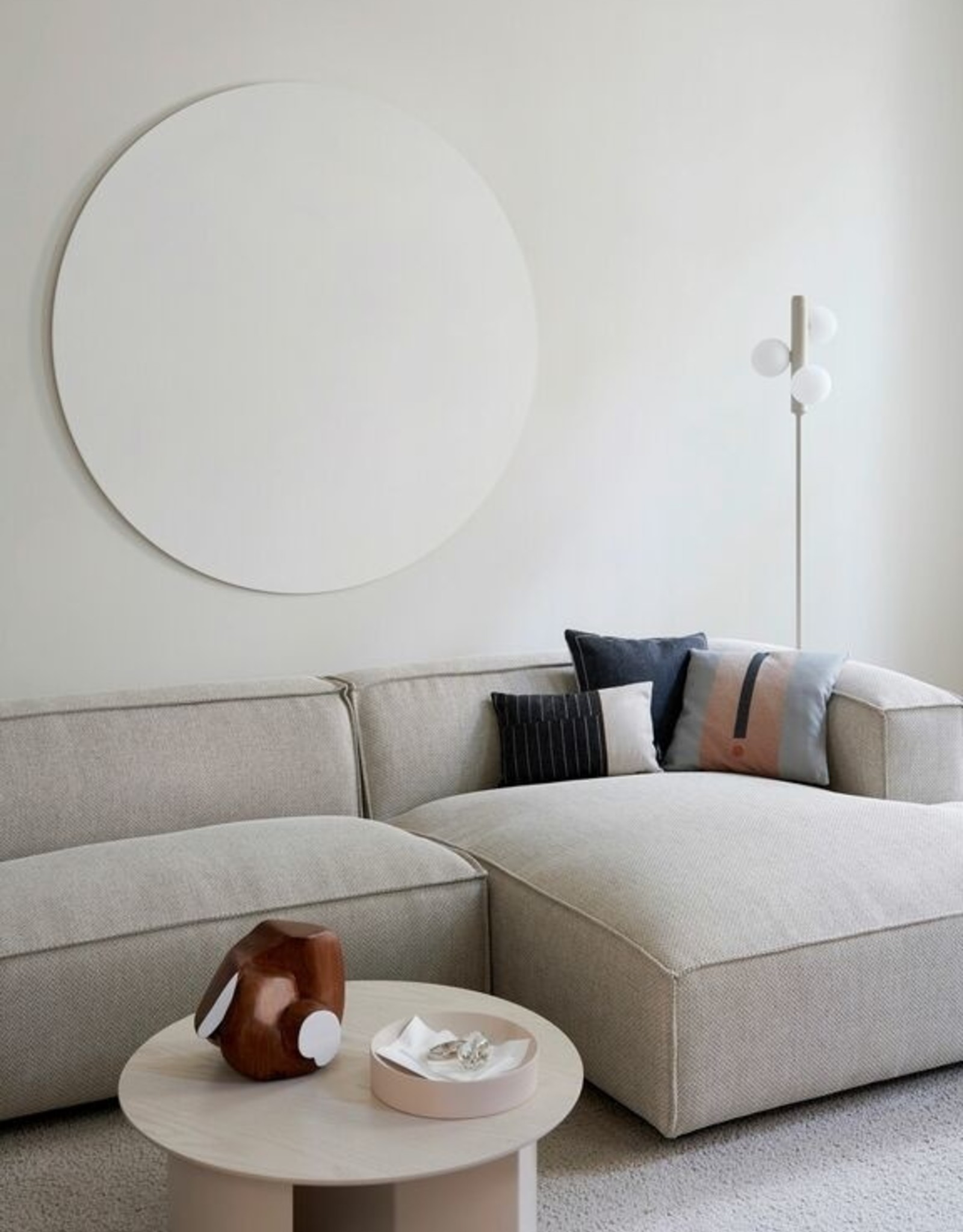 Staanlamp Kaktee - Beige - Umber & Smoke