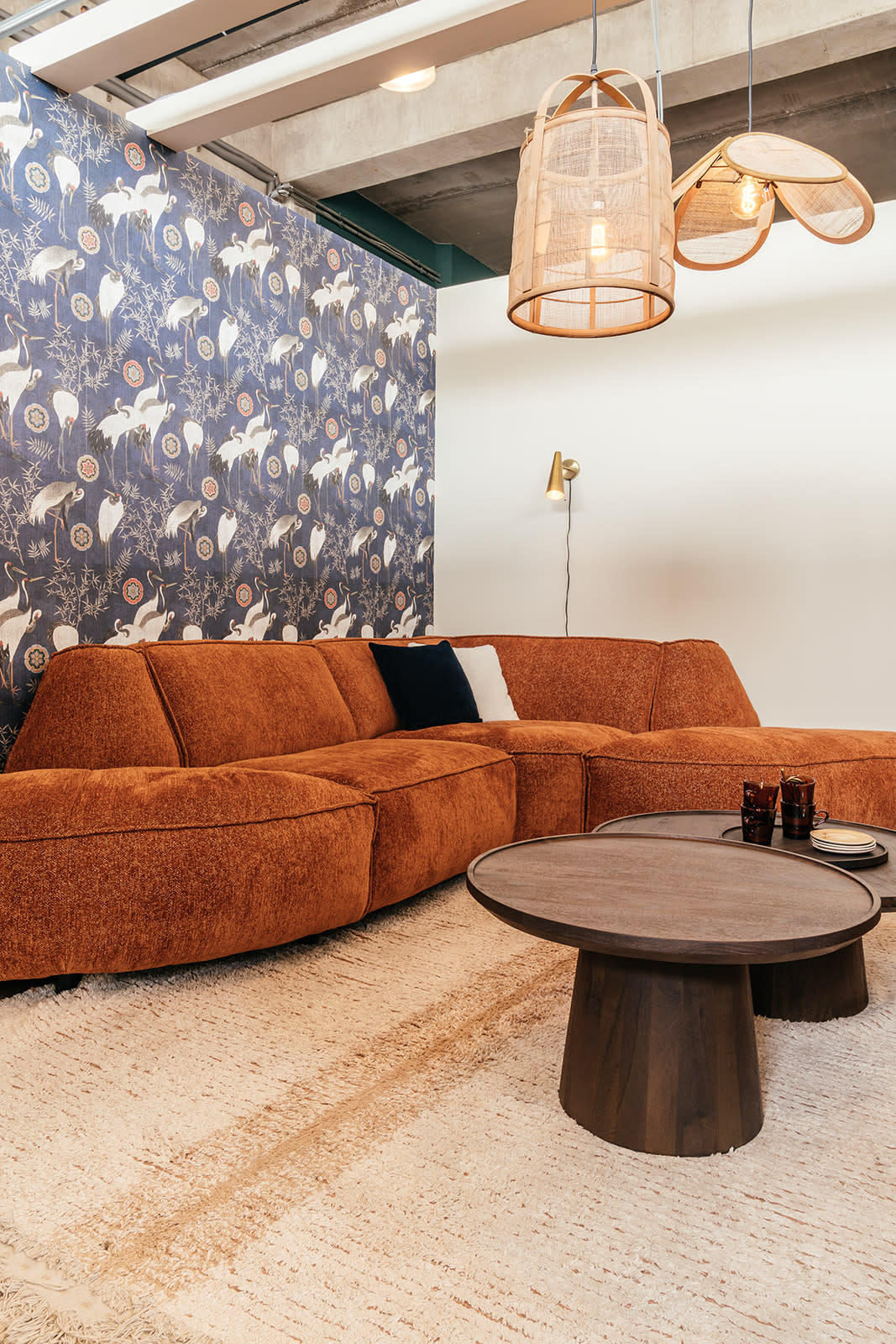 Havana zetel - Opstelling: Hoekelement Rond + 1-zit + Hoekelement ...