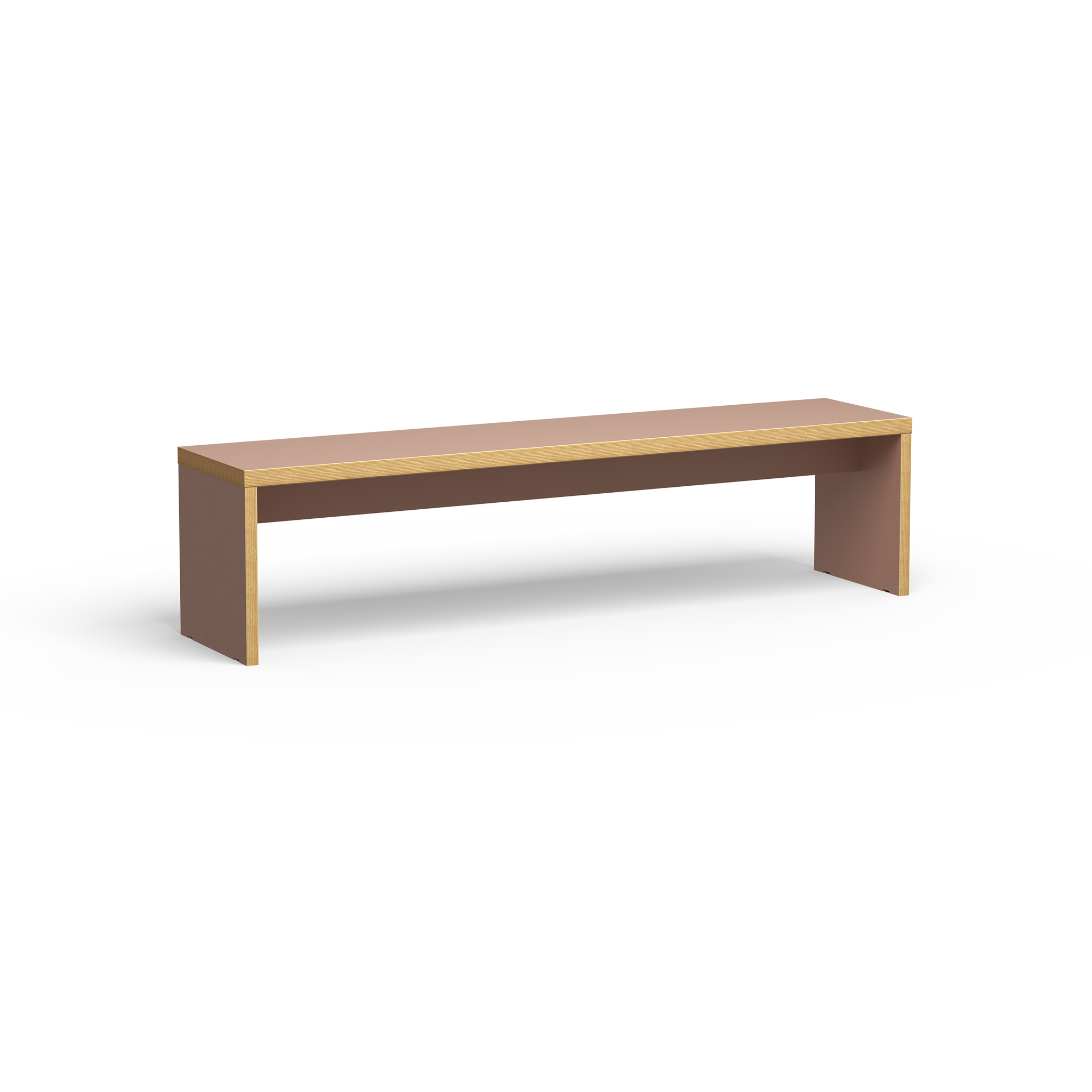 Bench Clay - 180 cm - Umber & Smoke