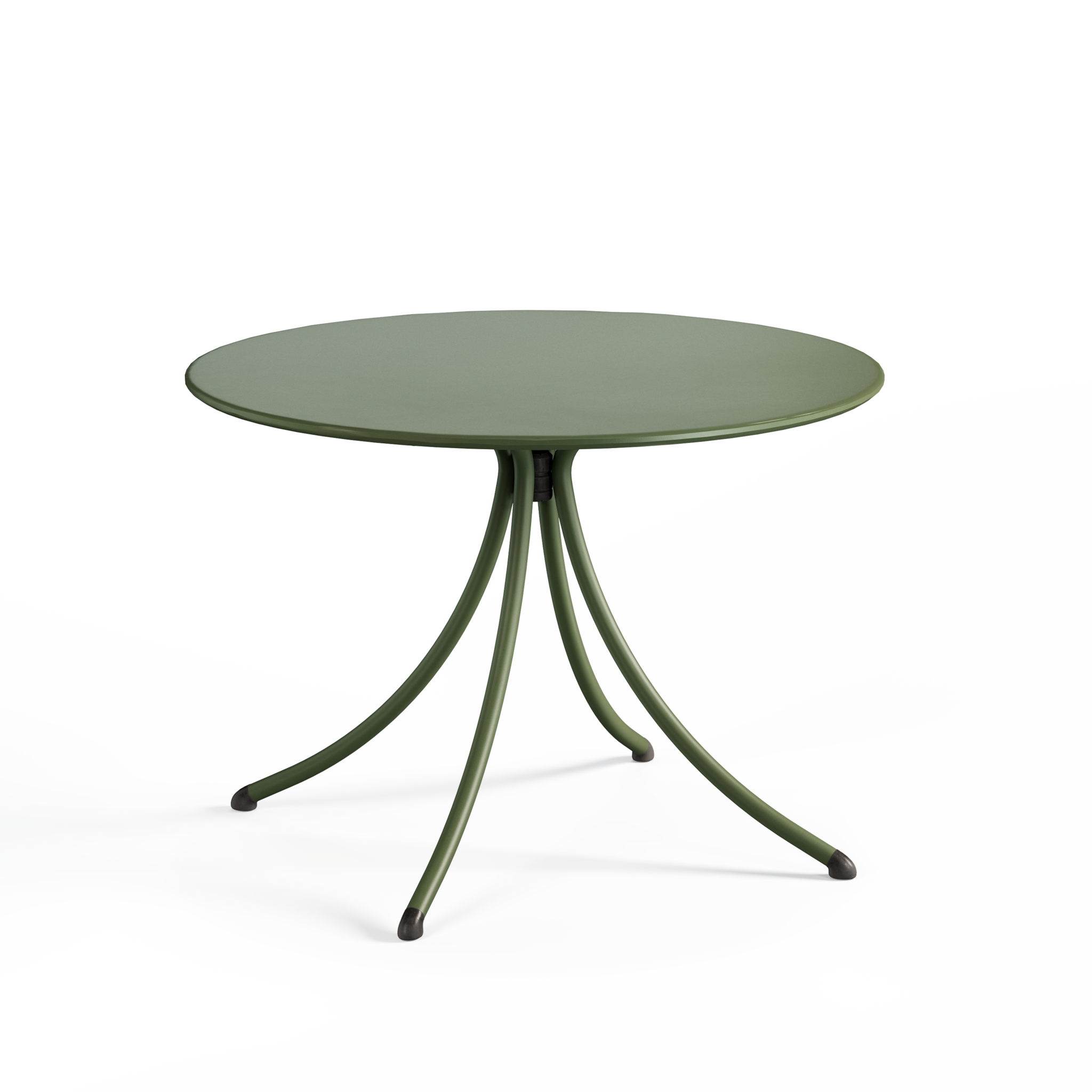Tuintafel Combo (Full Metal) ⌀105 - 17 Military Green - Umber & Smoke