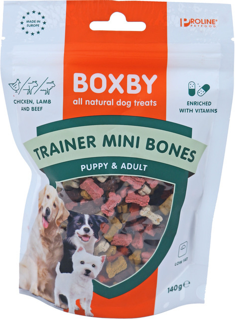Proline Boxby trainer mini bones 140 gram - Petsnek.nl