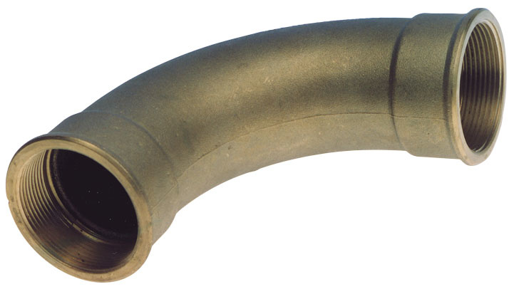 Allpa Messing 90 Graden bocht 1-1/4 binnendraad - Aspius.nl