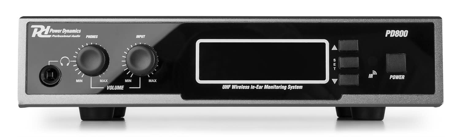 PD Power Dynamics PD800 IN EAR MONITORING SYSTEM UHF - Busscherdrums