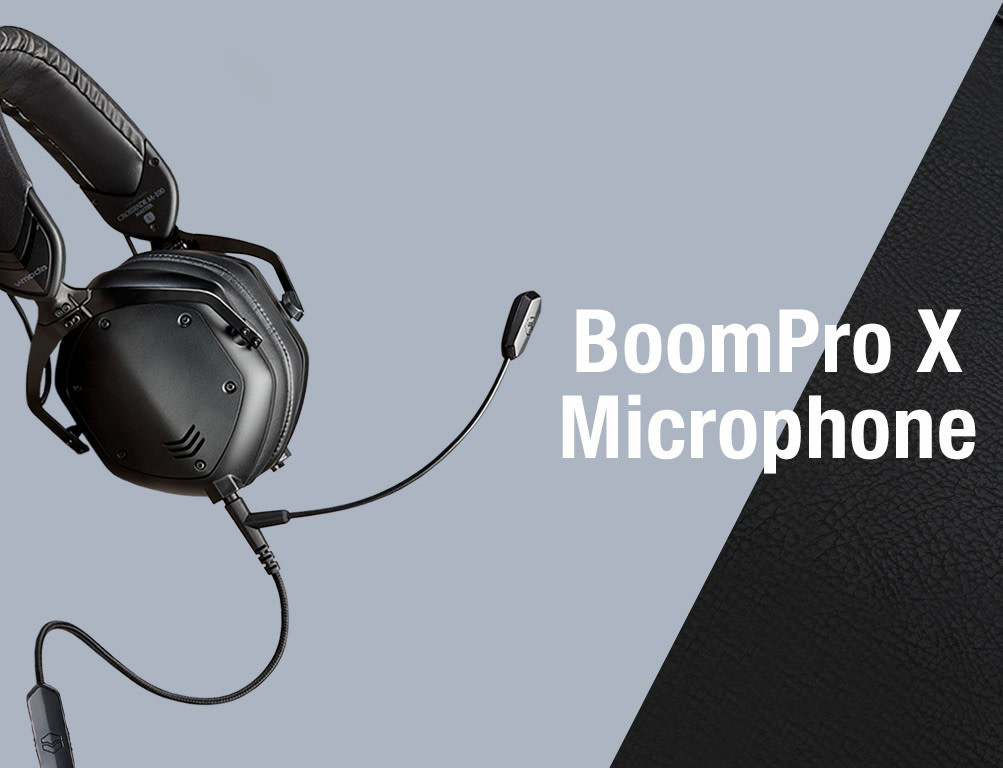 V-Moda BOOM-PRO X HEADPHONE CABLE WITH BOOM MIC FOR GAMING, WORKING ...