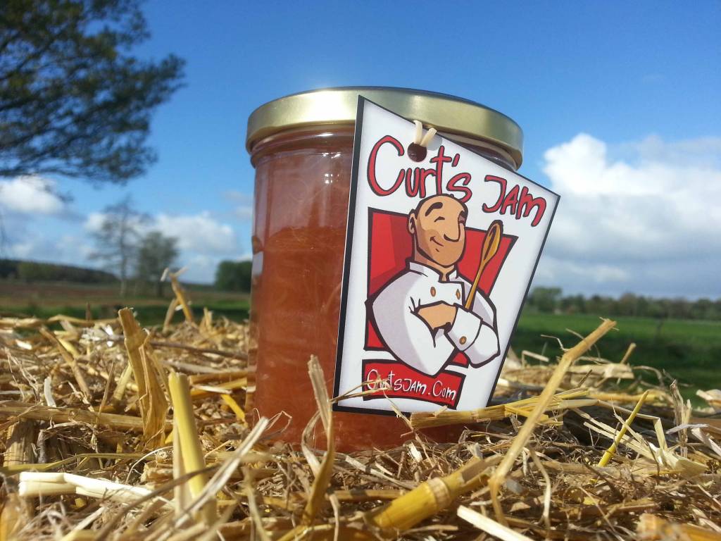Confiture de rhubarbe ginger (artisanale) - Curt's Jam