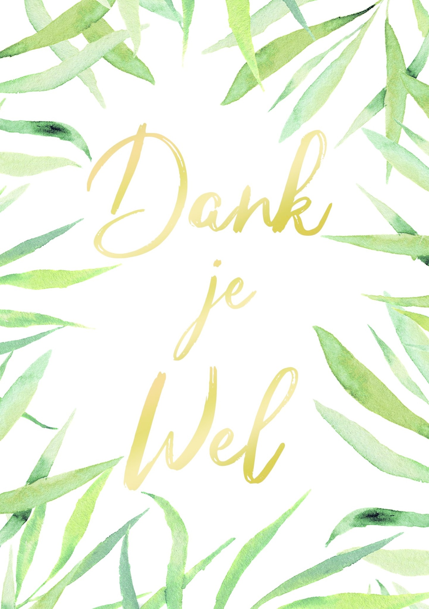 Dank je wel - Snelwenskaart.nl