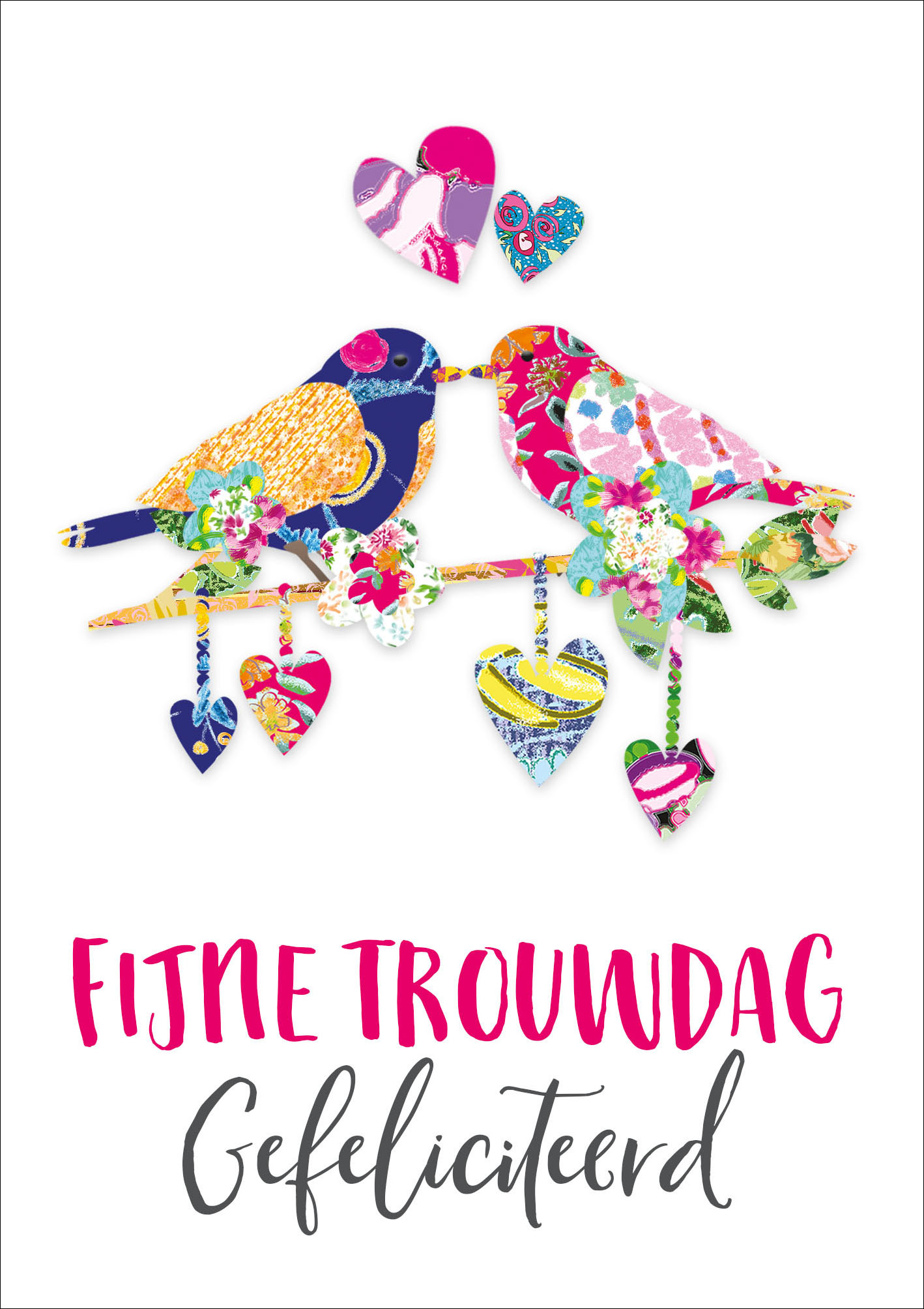 Fijne trouwdag - Snelwenskaart.nl