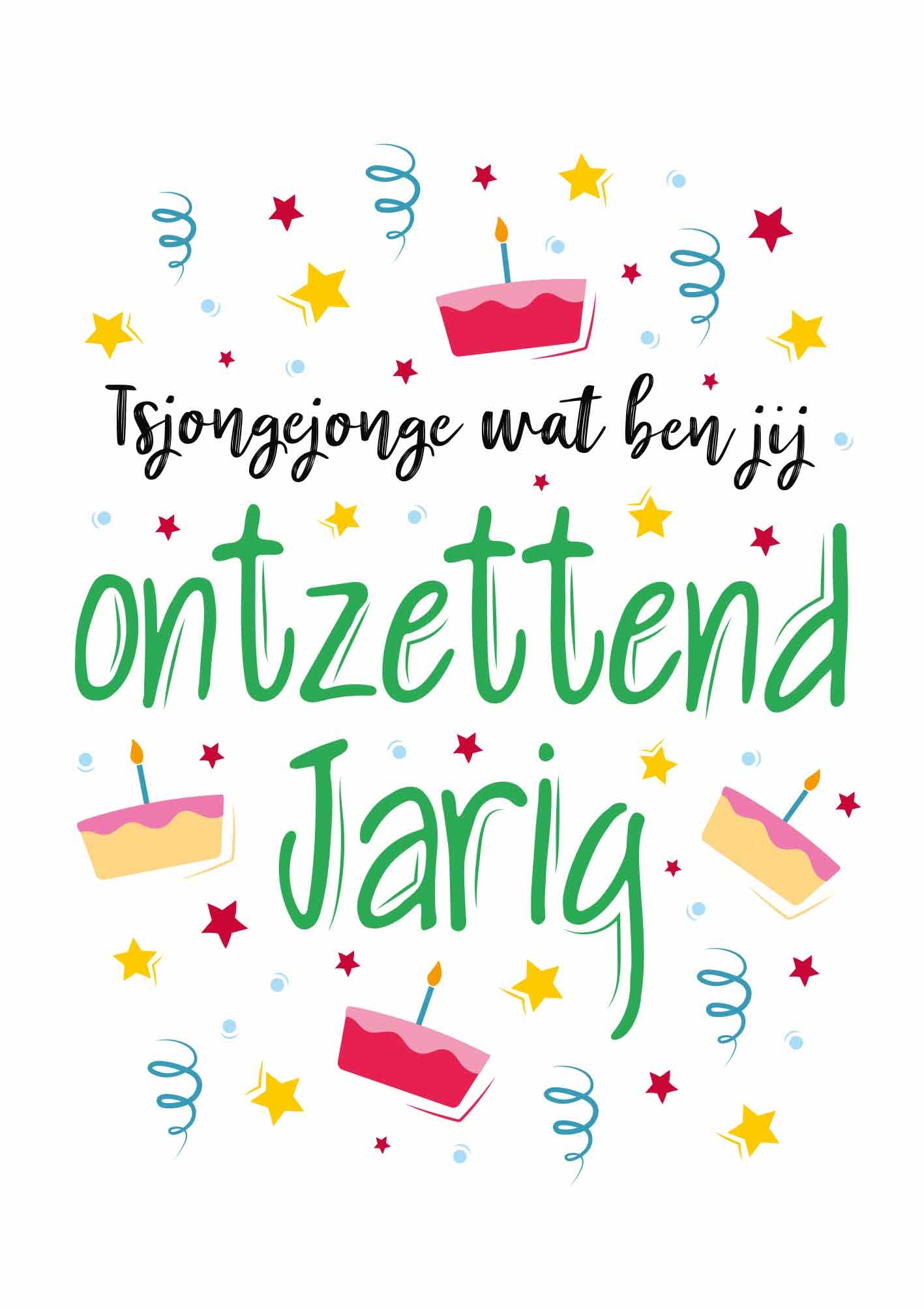 Ontzettend jarig Wenskaart - Snelwenskaart.nl