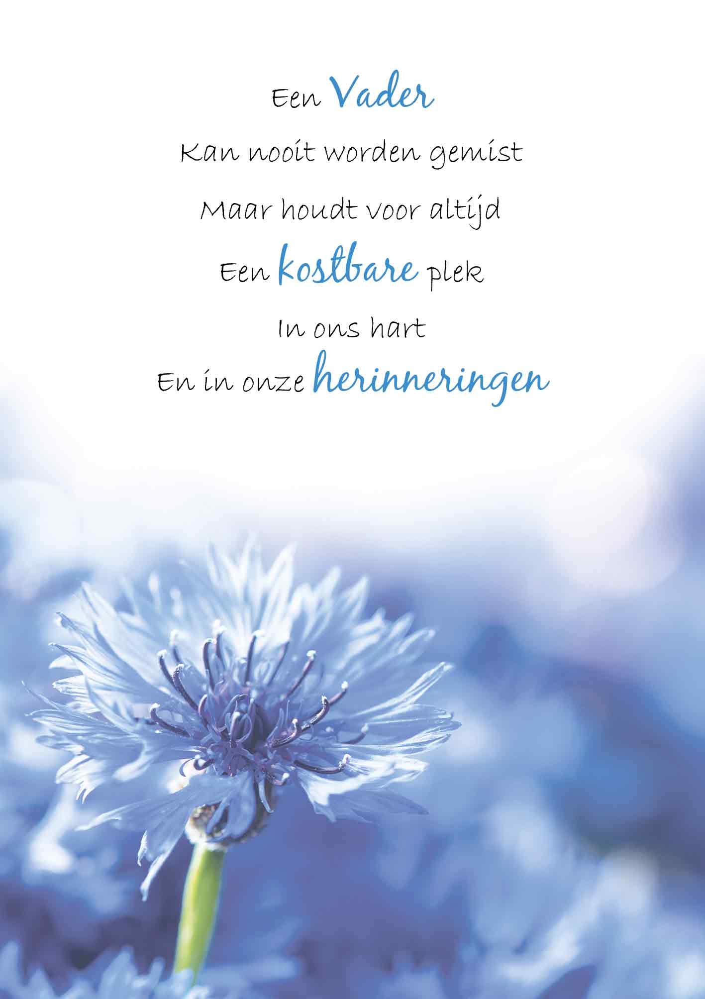 Een vader kan nooit worden gemist Wenskaart - Snelwenskaart.nl