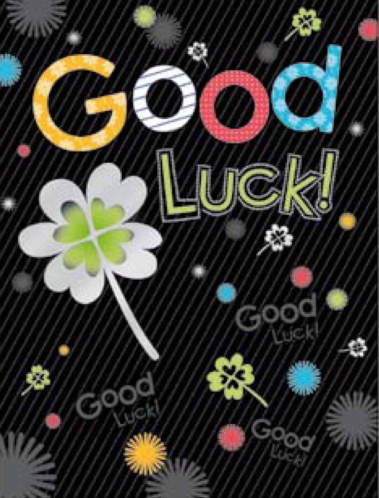 XL kaart - Good luck! - Snelwenskaart.nl