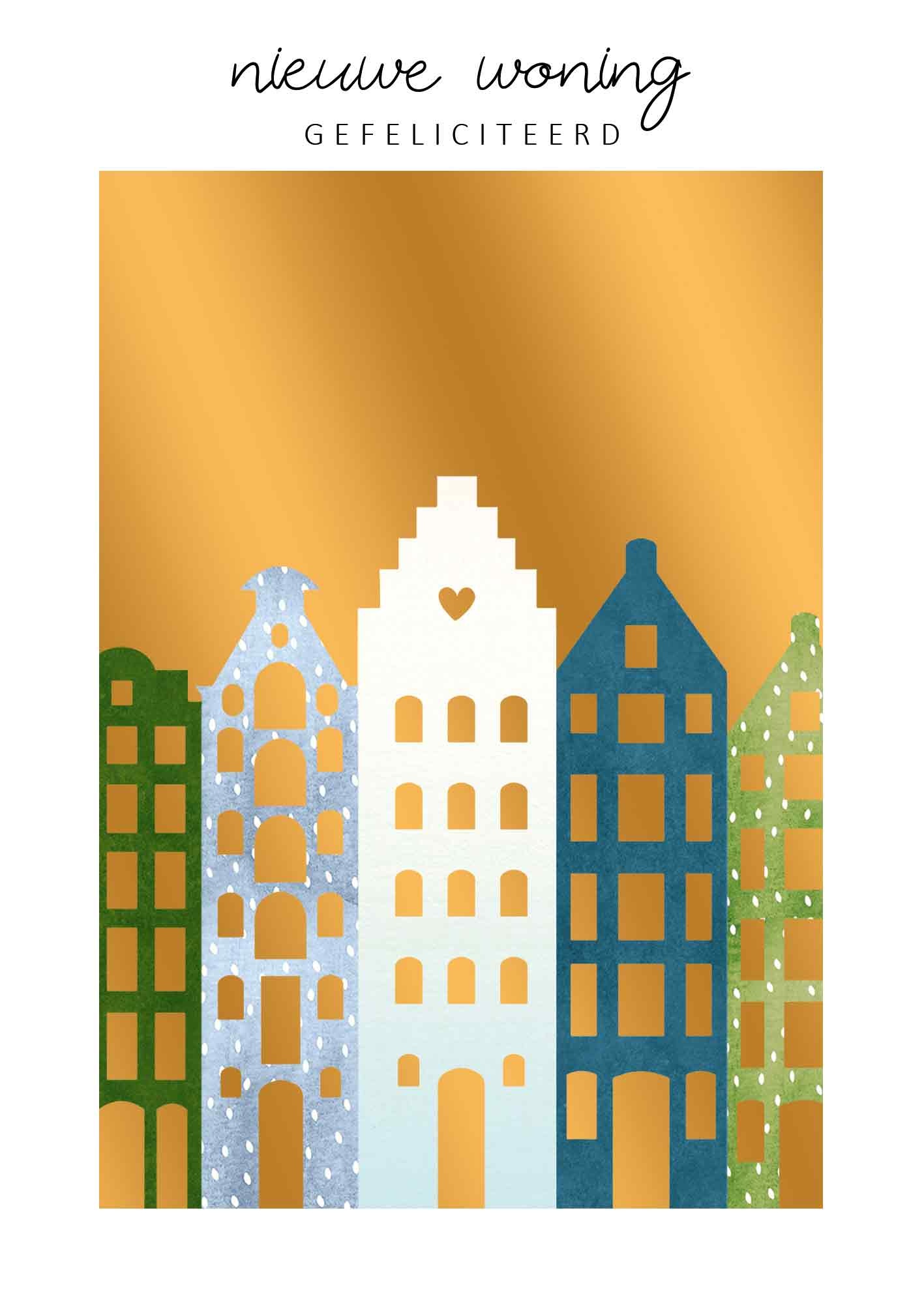 Nieuwe woning gefeliciteerd verhuiskaart - Snelwenskaart.nl