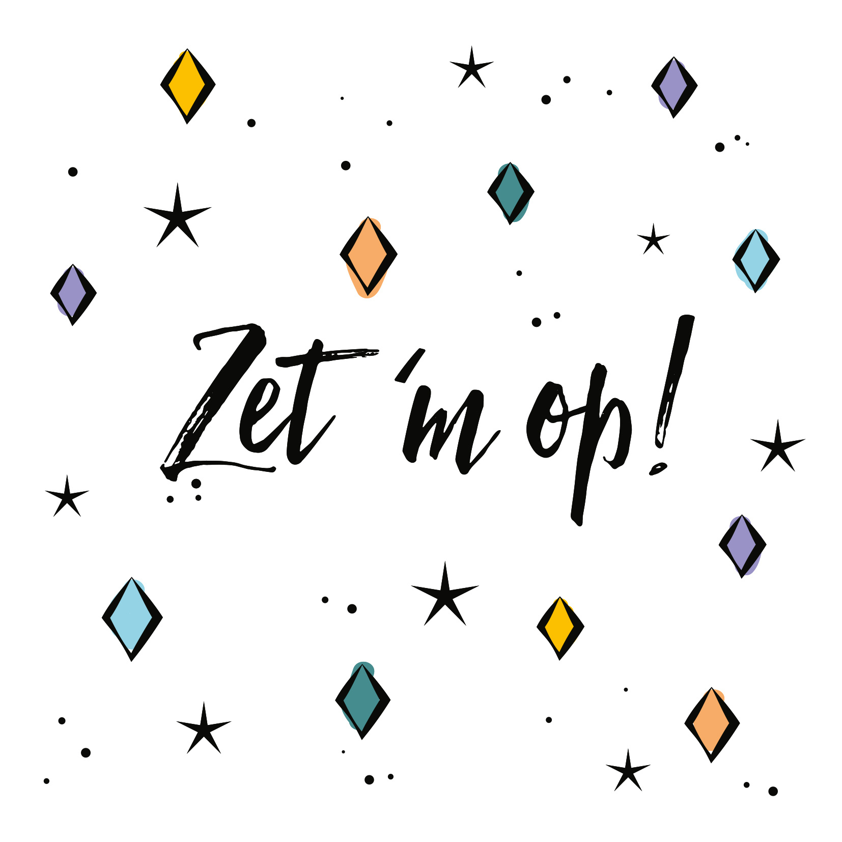 Zet 'm op! Succes kaart - Snelwenskaart.nl