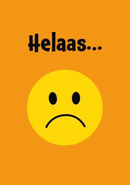 Helaas… Gezakt kaart - Snelwenskaart.nl