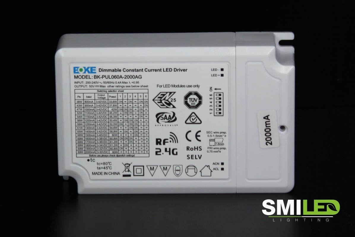 LED Driver Boke Dimbaar, 38W-69W - SmiLED Lighting