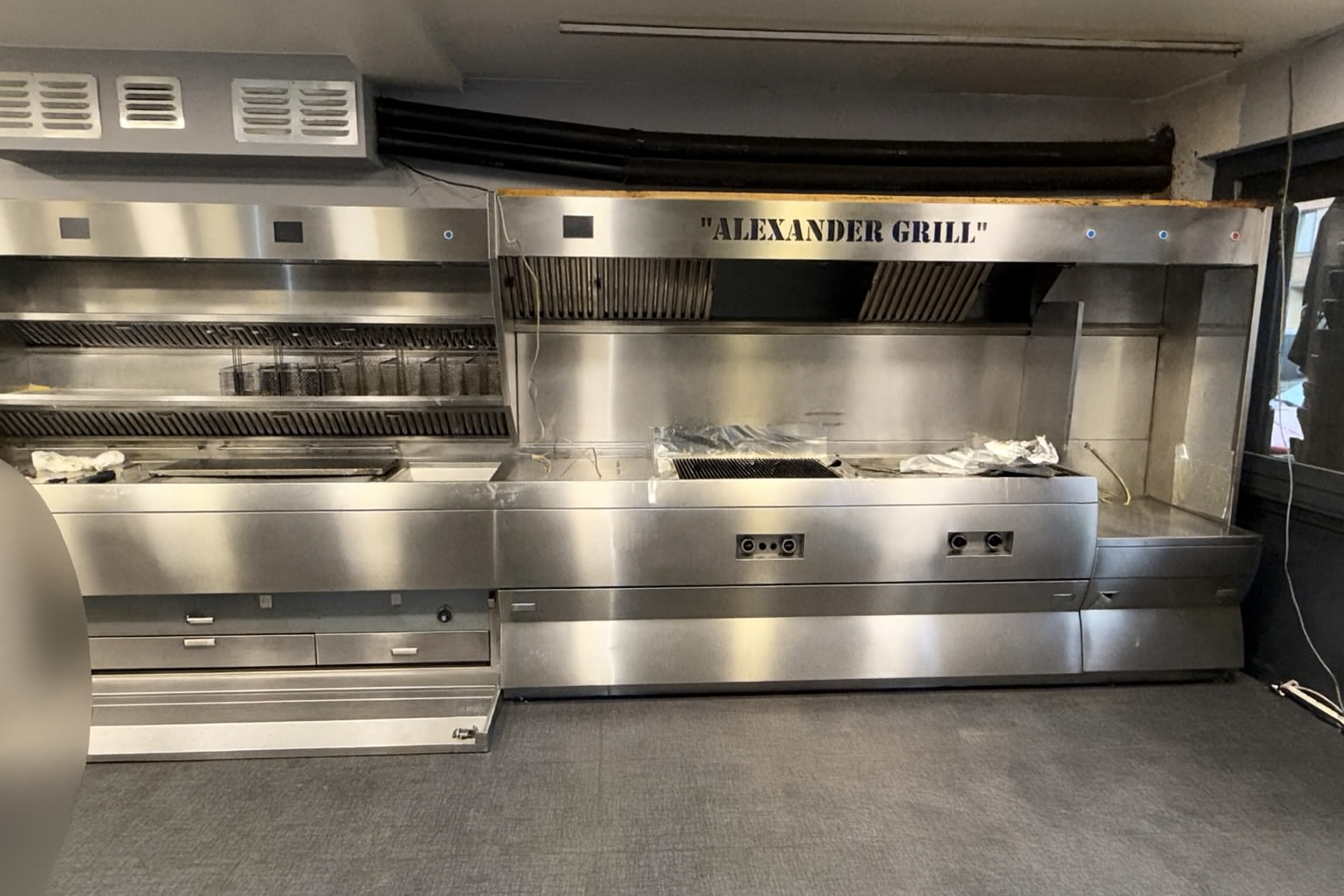 Nog niet gereviseerd - De Kuiper Bakwand friteuse 11 manden, grill en ...