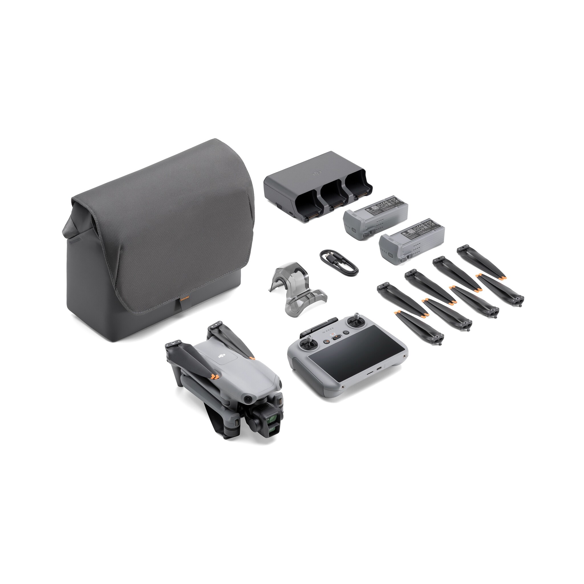 DJI Air 3S Fly More Combo - including DJI (RC2) RM331 Smart Controller ...