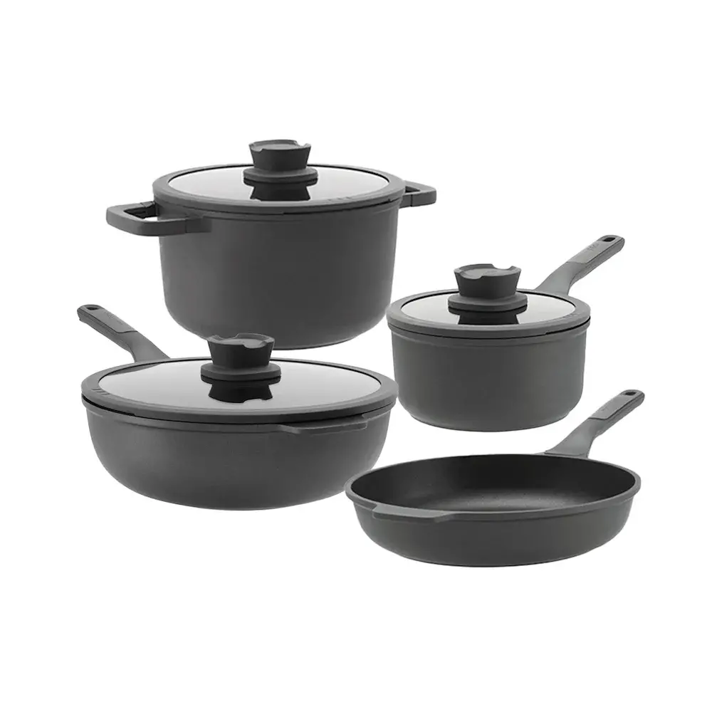BergHOFF Pannenset Leo Stone - 4 delig - vd Garde Warenhuis