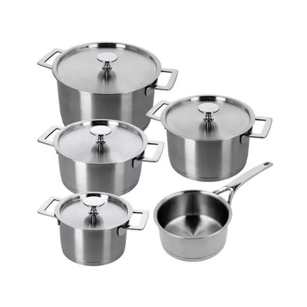 Demeyere Lino 3 Pannenset RVS - 5-delig - vd Garde Warenhuis