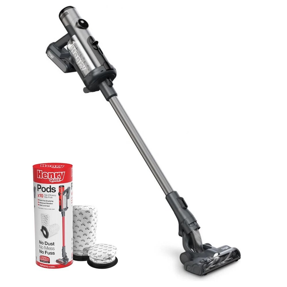 Numatic Numatic HEN100R - Henry Quick Draadloze Steelstofzuiger Grijs ...