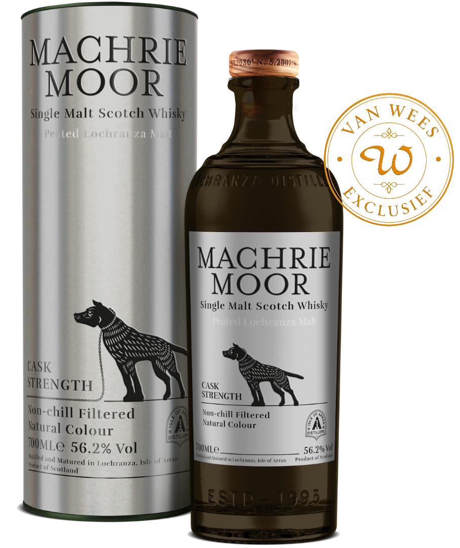 THE PEATED ARRAN MALT MACHRIE MOOR CASK STR. - VAN WEES sinds 1921