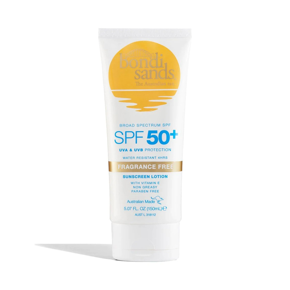Bondi Sands SPF 50+ Fragrance Free Sunscreen Lotion 150mL | Zonnebrand ...