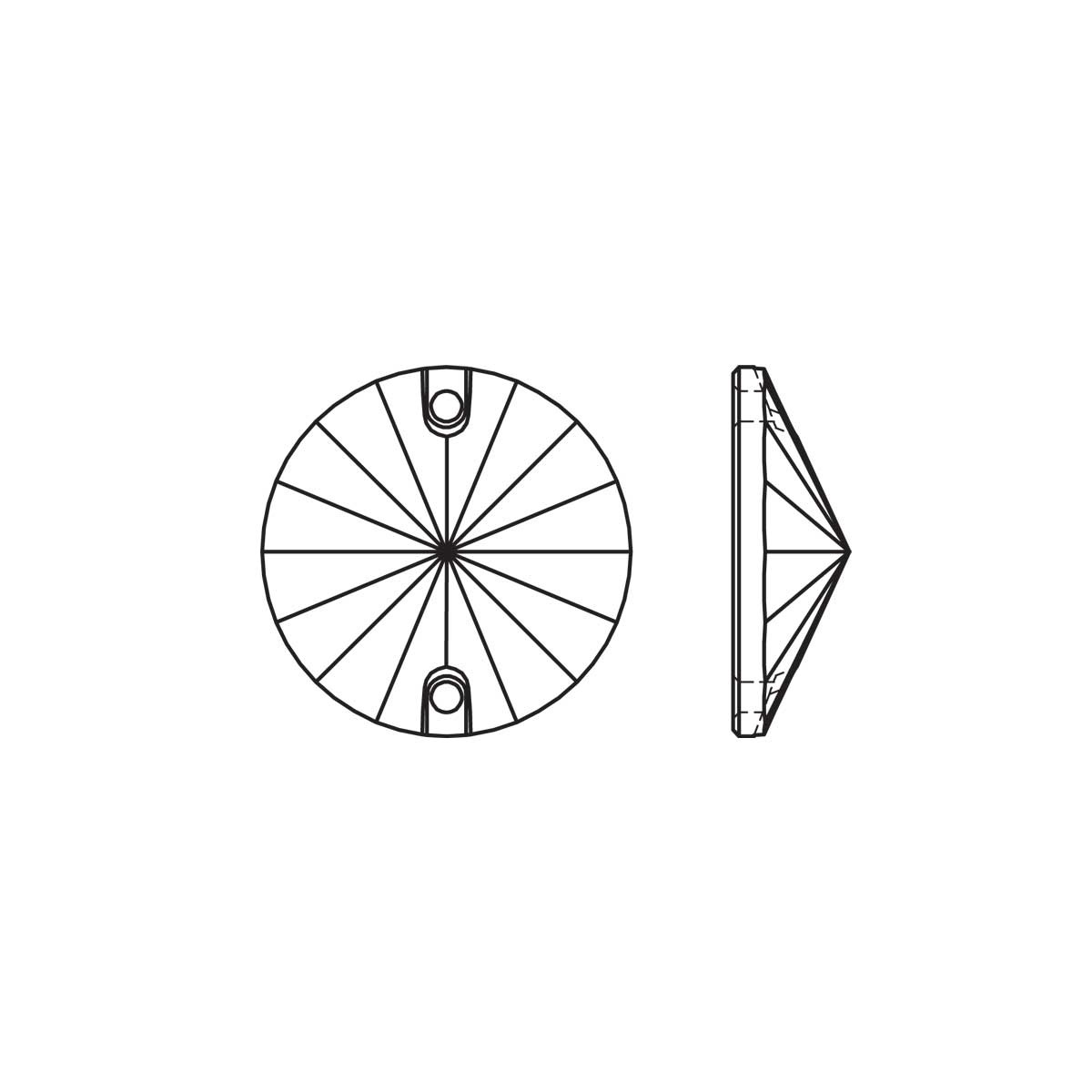 Rivoli Crystal Sew on Crystals