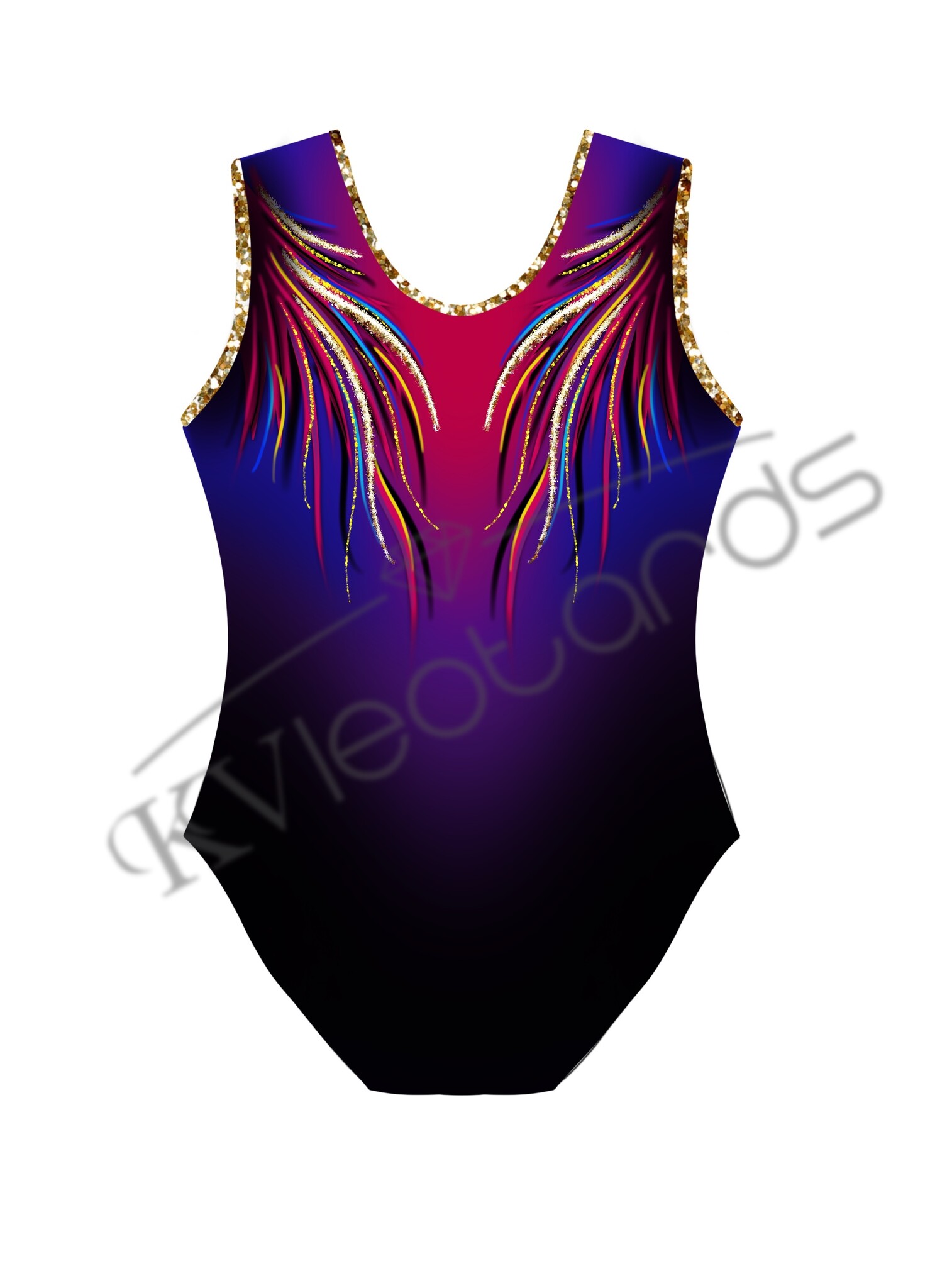 Leotard Rise like a Phoenix