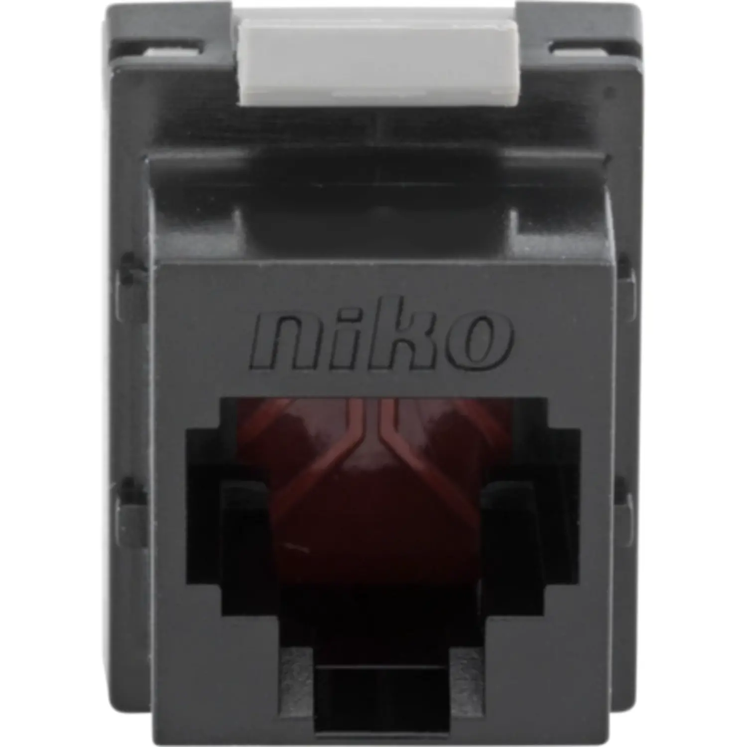 Niko RJ 11 connector voor telecom toepassingen - Nikostore.nl