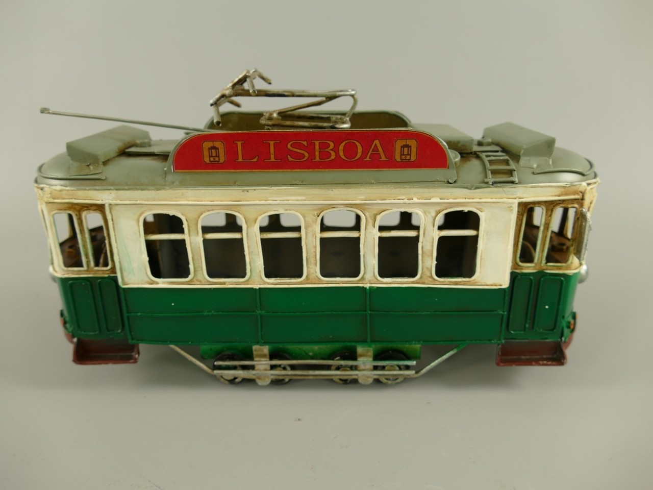 Miniature model Tram - Eliassen Home & Garden Pleasure