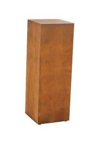 Sokkel cortenstaal 34x34x100cm - Eliassen Home & Garden Pleasure