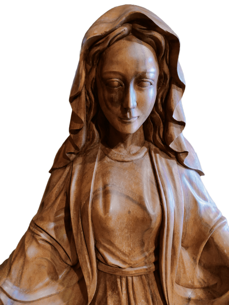 Wooden statue of Mary 50cm - Eliassen Home & Garden Pleasure